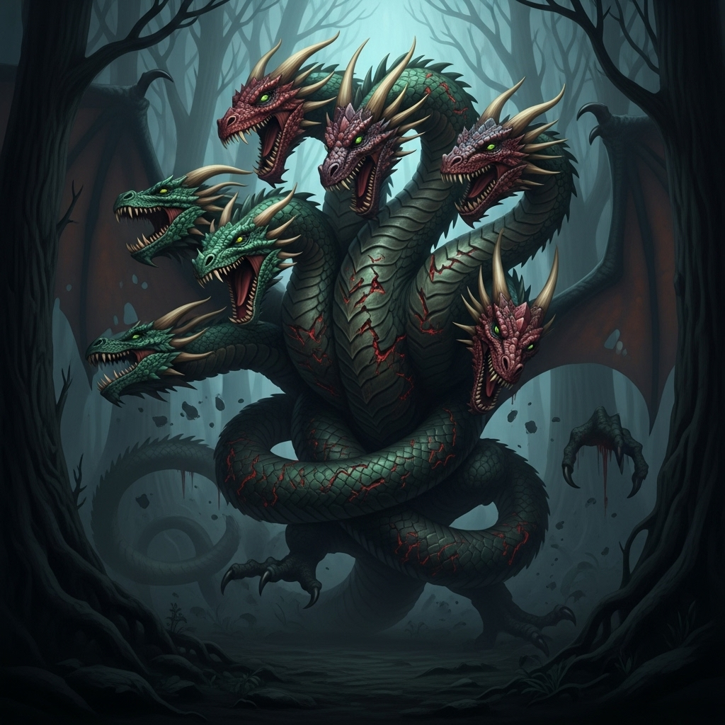 Multi-Headed Dragon Avatar for a Bold Forum Presence by QuantumCurator