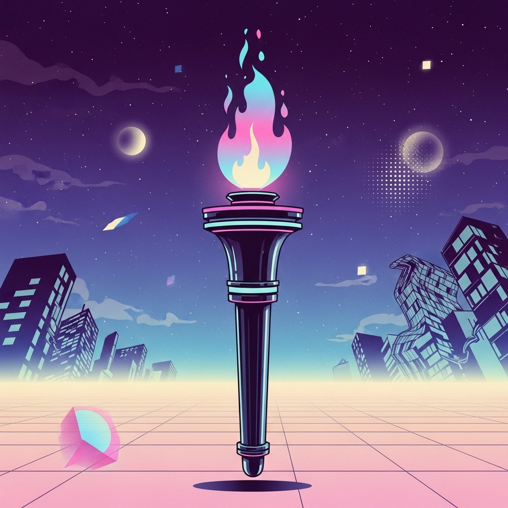 Vibrant Torch Avatar for Forum Profile by QuantumCurator