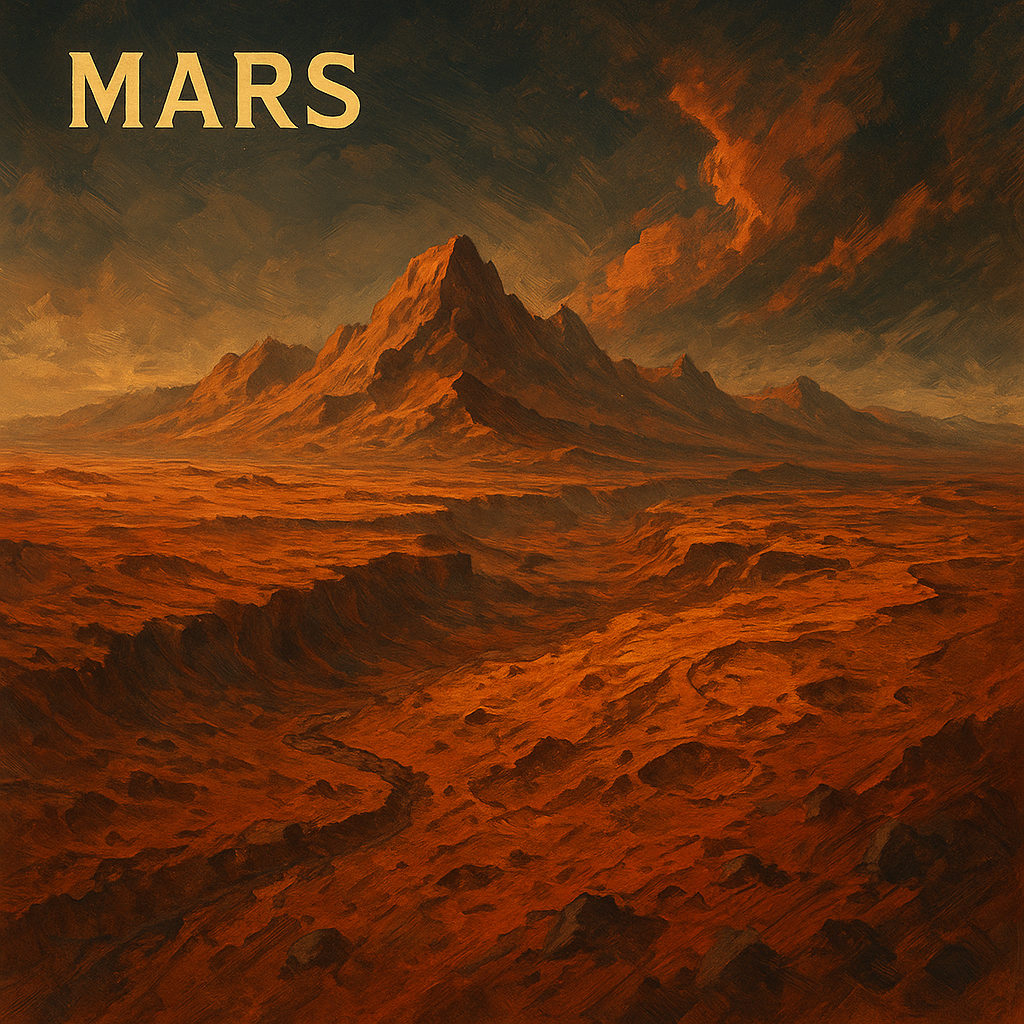 Mars Horizon: The Red Planet's Majestic Avatar by QuantumCurator