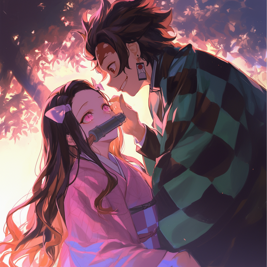 Nezuko & Tanjiro: Anime Avatar from Demon Slayer by patrika
