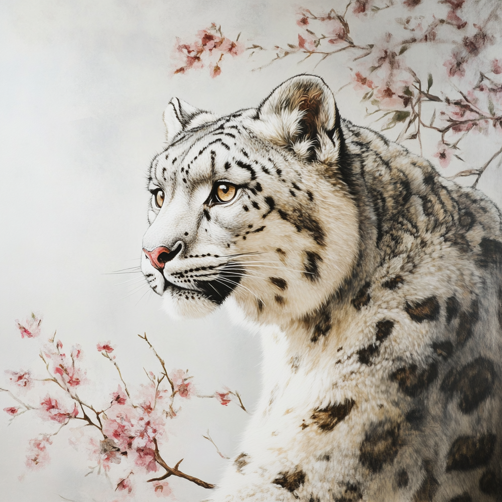 Majestic Snow Leopard - Forum Avatar by patrika