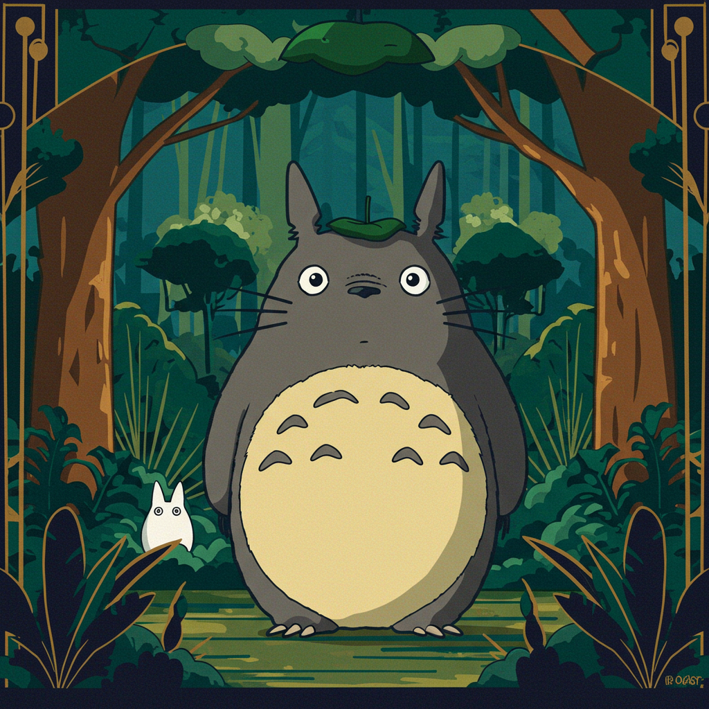 My Neighbor Totoro Avatar: Whimsical Forest Guardian by QuantumCurator