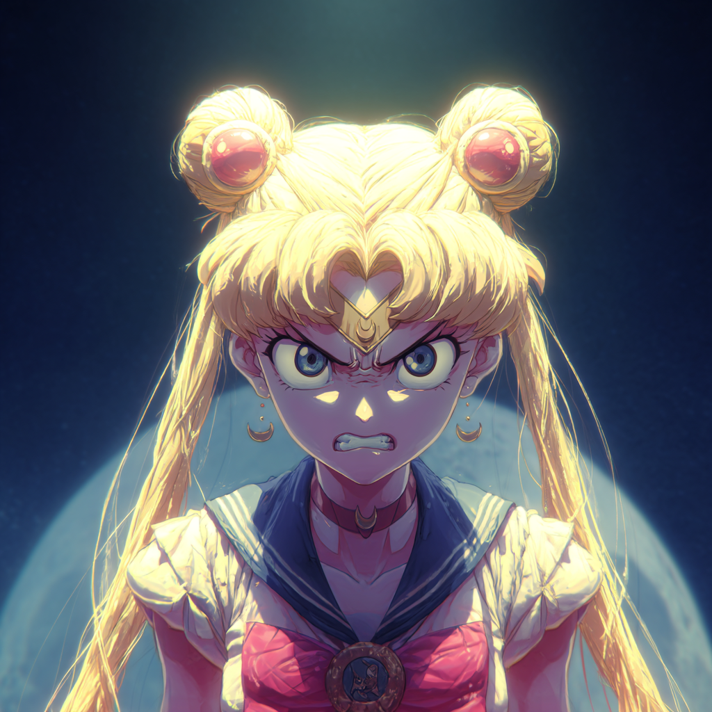 Sailor Moon Avatar: Fierce Guardian in Action by robokoboto