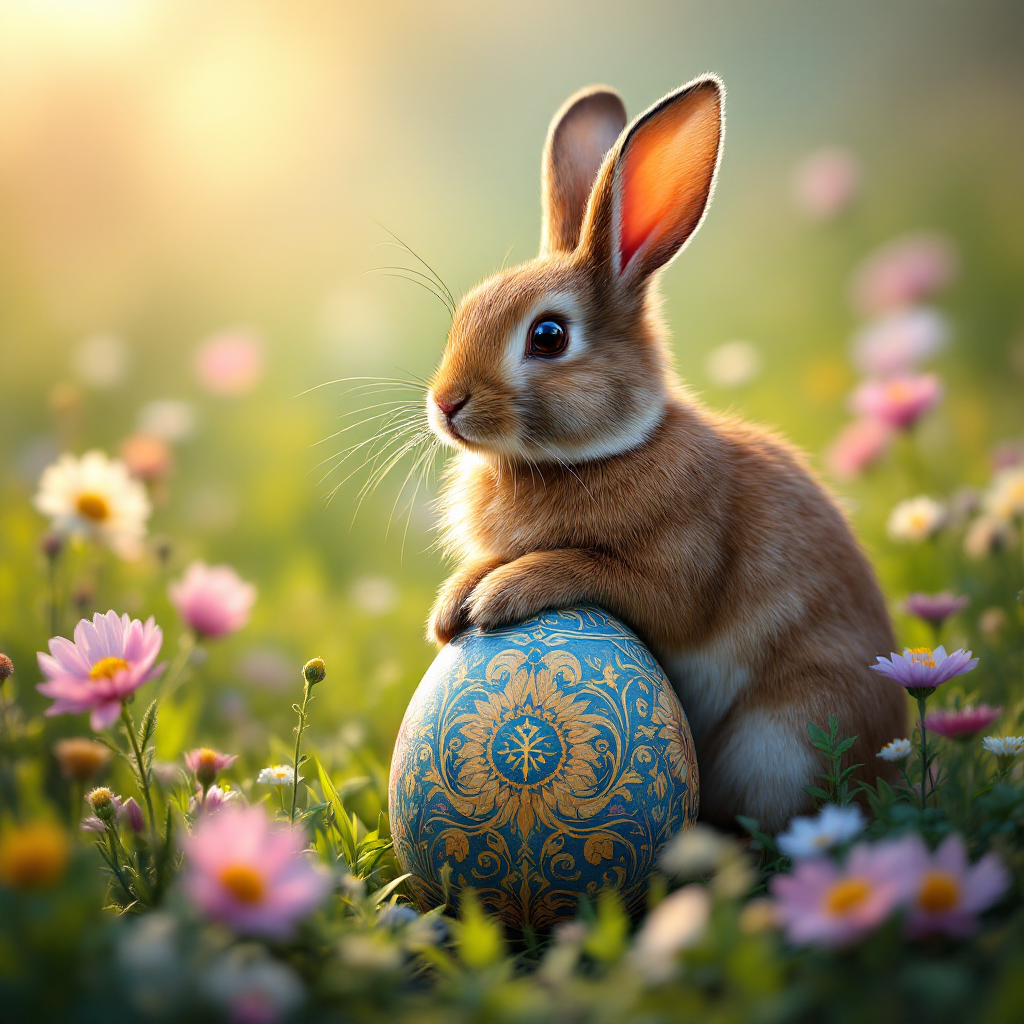 Charming Easter Bunny Avatar by QuantumCurator