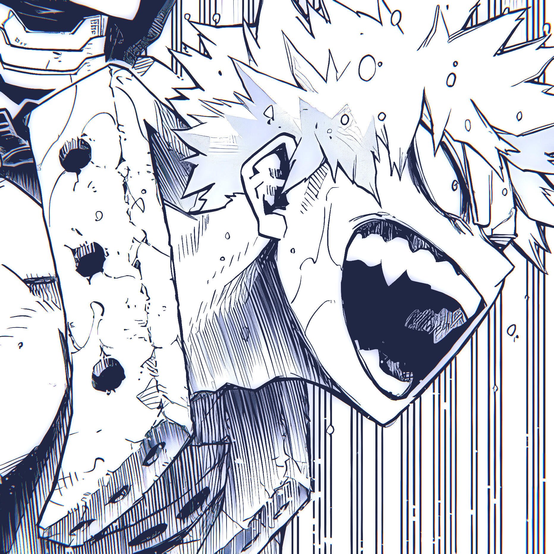 Katsuki Bakugou Rage Manga Avatar – My Hero Academia Profile Pic