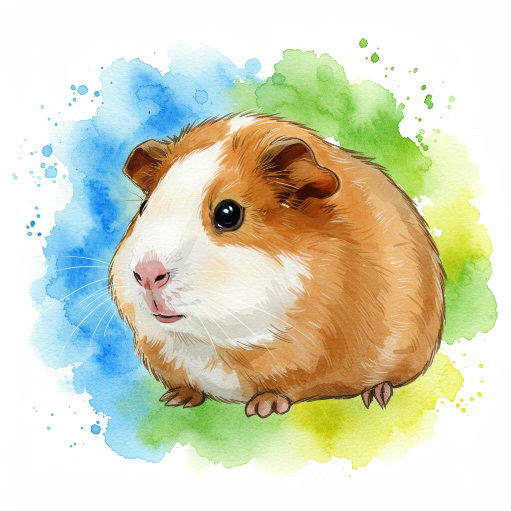 Guinea Pig Charm – Adorable Forum Profile Avatar by QuantumCurator