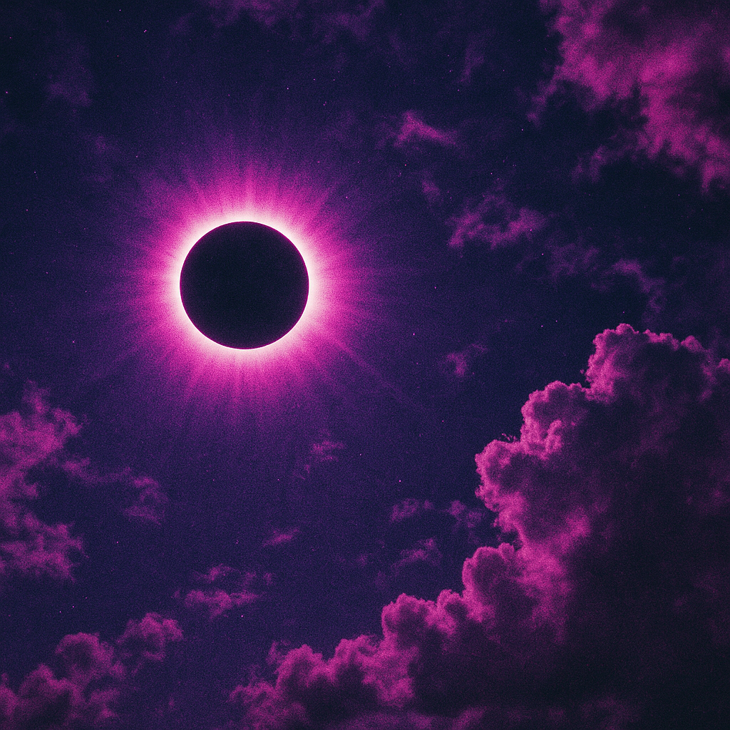 Download Solar Eclipse Night Sky Cloud PFP by QuantumCurator
