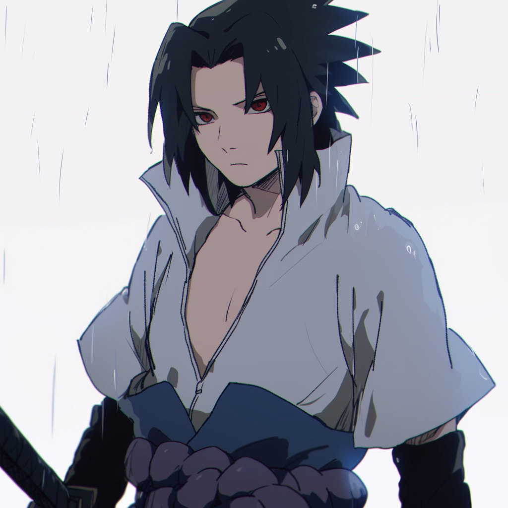 Sasuke's Silent Gaze | Uchiha Shadow Avatar | Sharingan Sentinel ...