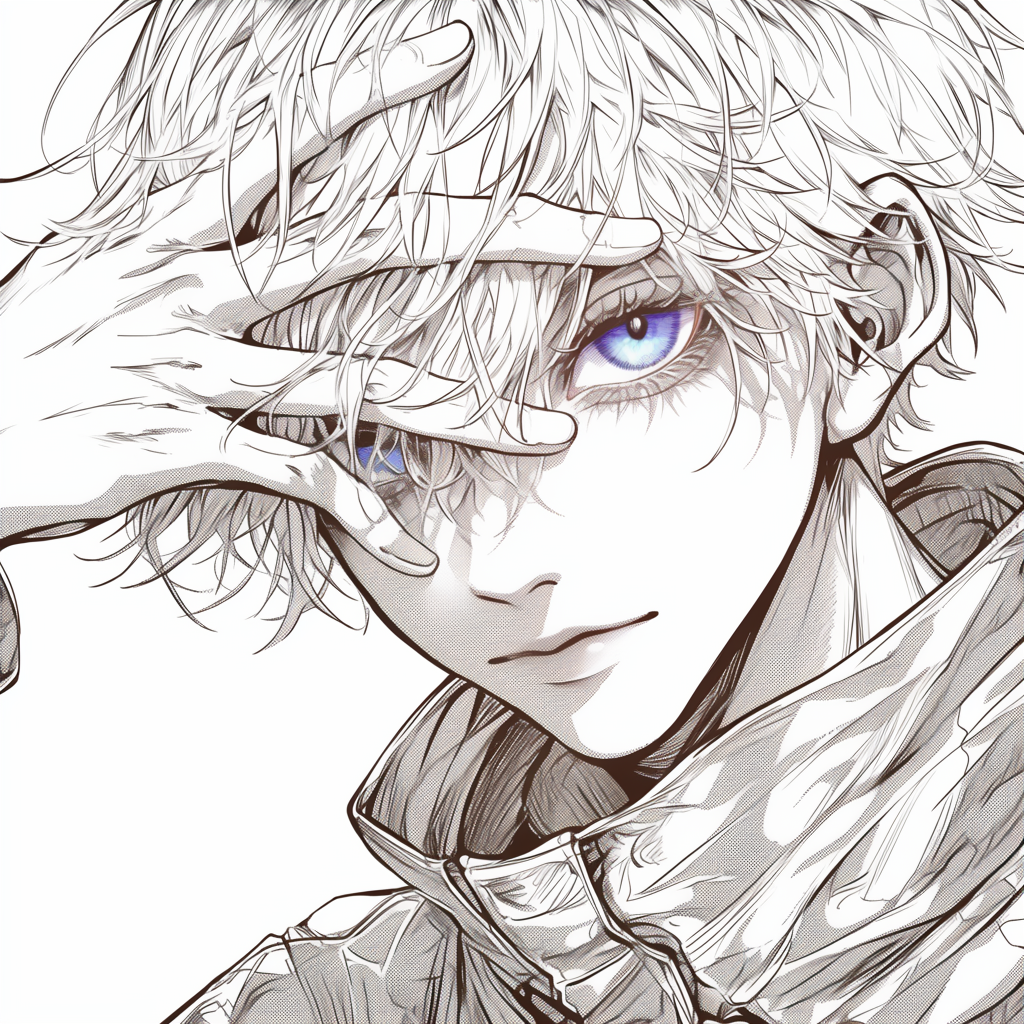 Gojo — Azure Gaze (JJK PFP) by patrika