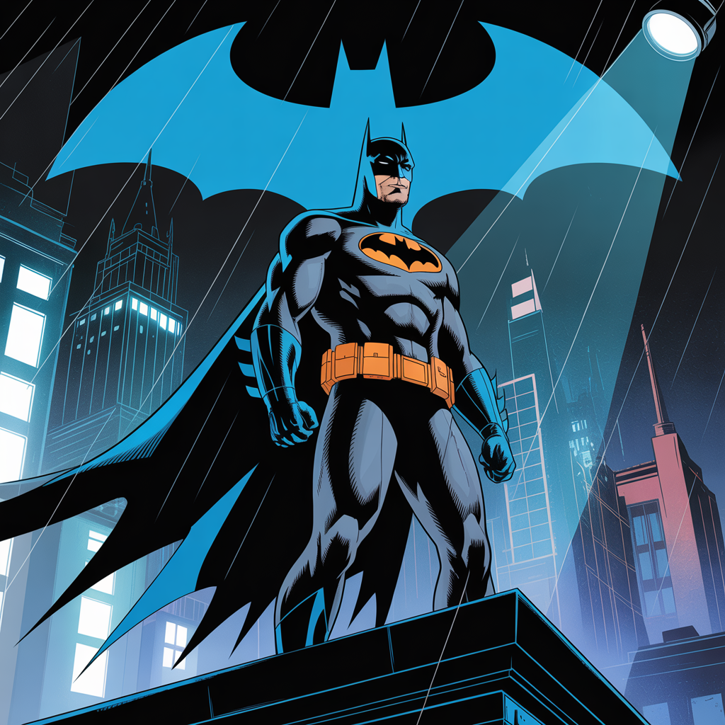 Gotham Guardian / Caped Nightwatcher / Batman PFP by QuantumCurator