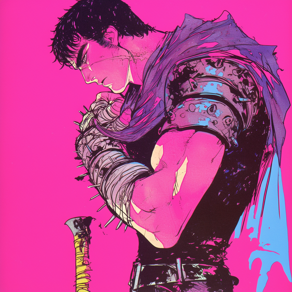 Neon Pink Guts - Berserk Avatar by patrika