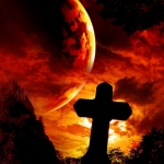 Dark Sunset Cross