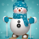 Download Artistic Snowman PFP