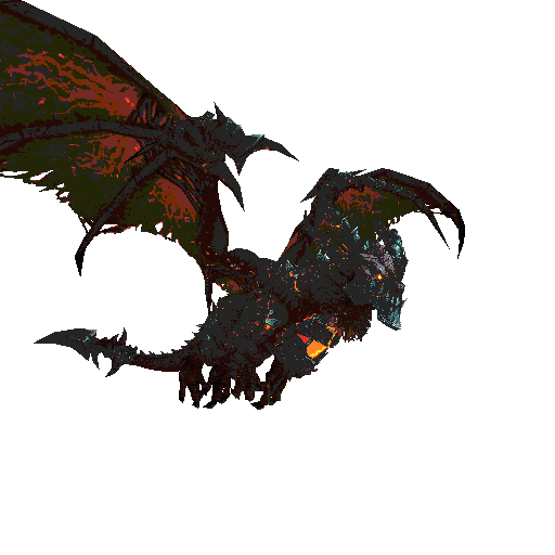 Inferno Wyrm: The Dark Fantasy Dragon Avatar