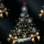 Download Bow Light Christmas Tree Christmas Holiday PFP