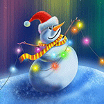 Download Christmas Lights Snowman Holiday Christmas PFP