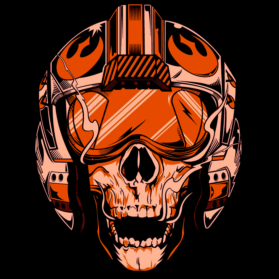Download Minimalist Skull Rebel Alliance (Star Wars) Movie Star Wars PFP