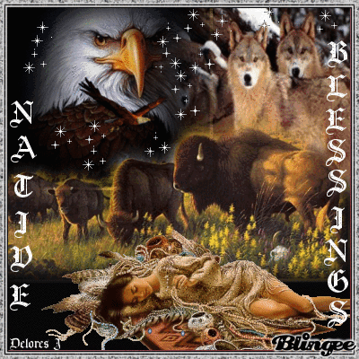 Download Glitter Artistic Native American PFP