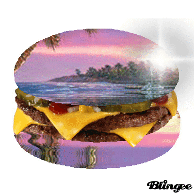 Download Glitter Food Burger PFP