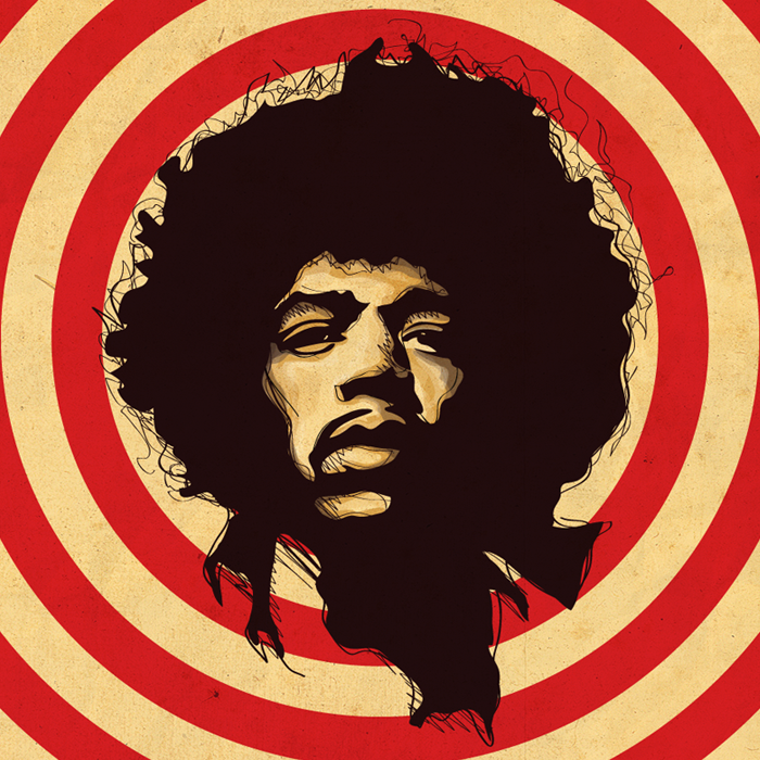 Download Hard Rock Classic Rock Jimi Hendrix Music PFP