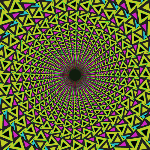 Neon Vortex PFP | Triangular Psy Portal | Kaleido-Triangle Avatar
