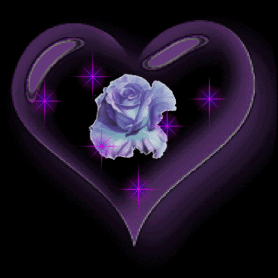 Download Sparkles Heart Purple Earth Rose Fantasy Artistic PFP