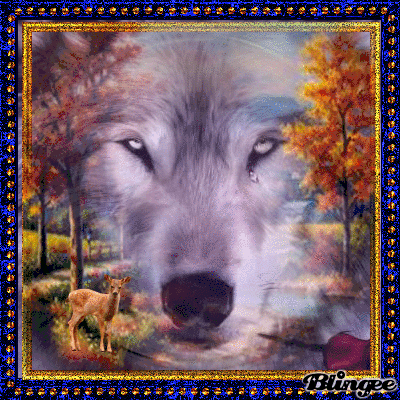 Download Glitter Fantasy Wolf PFP