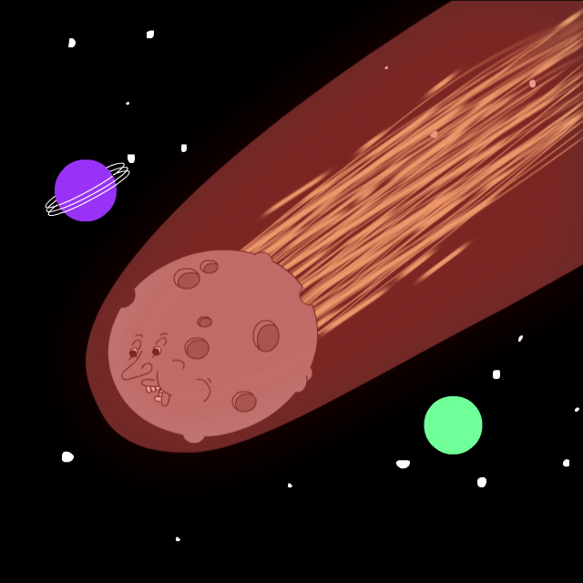 Download Cartoon Meteor Funny Space PFP
