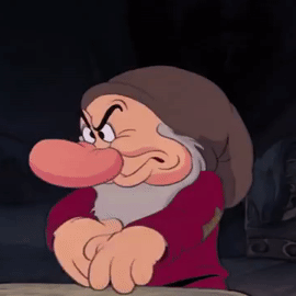 Grumpy Snow White Gif