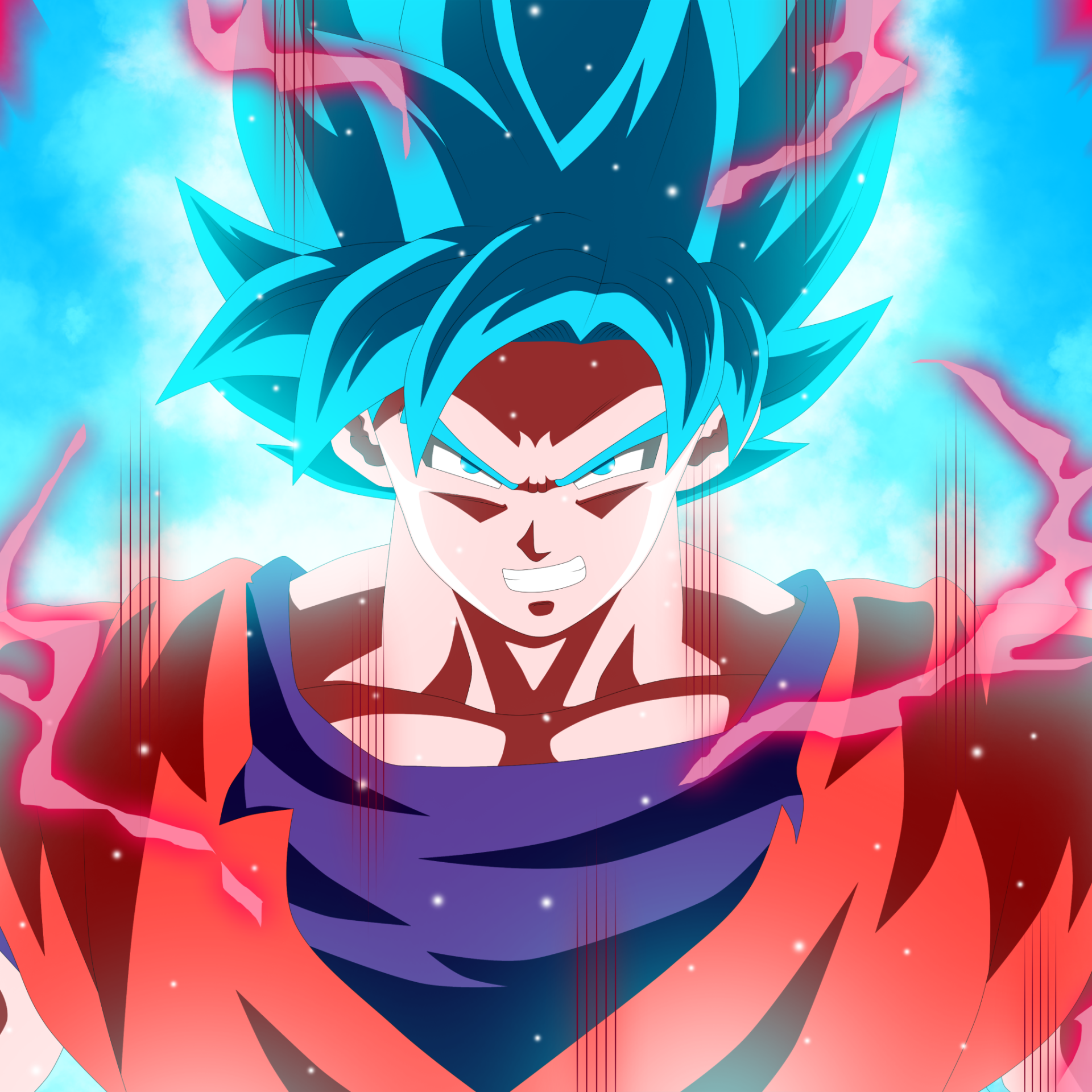 Download Dragon Ball Super Super Saiyan Blue Goku Anime PFP